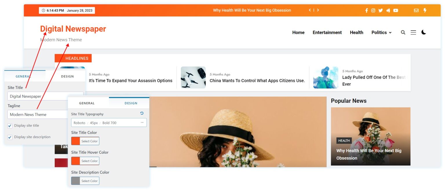Digital Newspaper – Blazetheme Documentation
